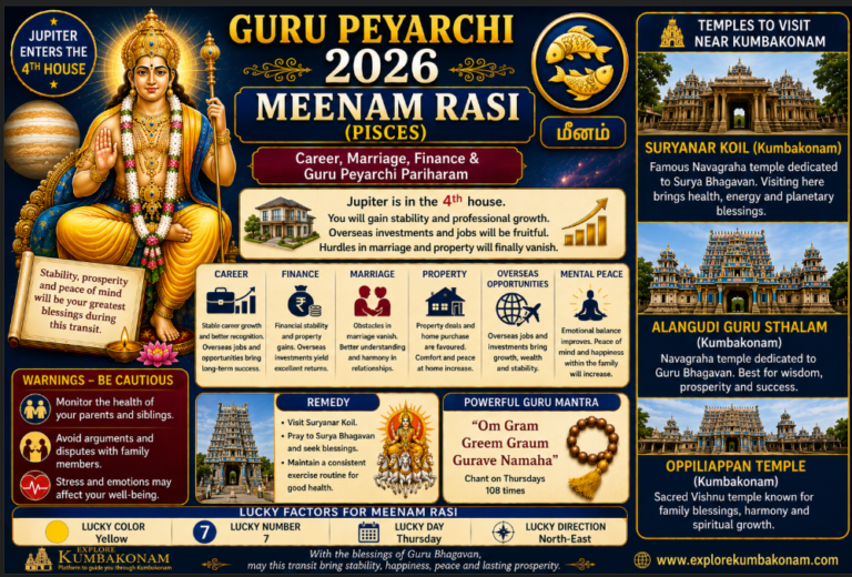 Navagraha Temples in Kumbakonam – Route Map + Timings (2026) - Explore ...