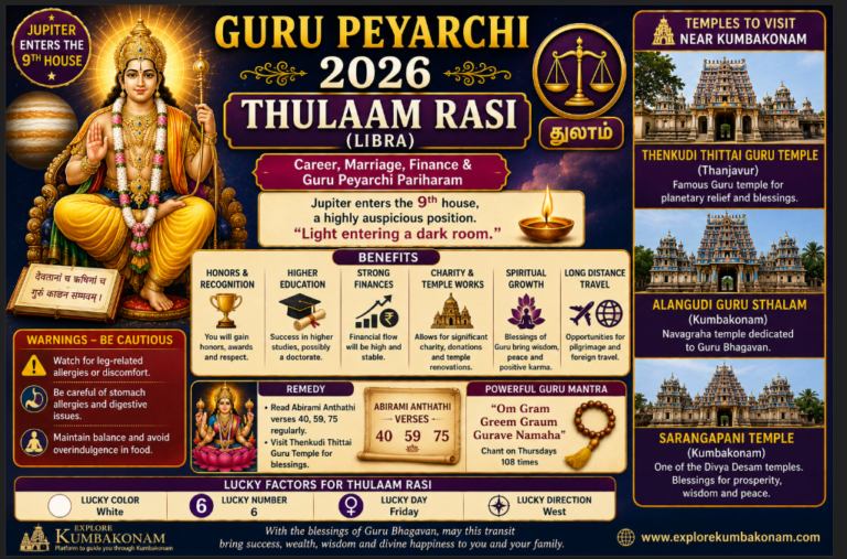 Guru Peyarchi 2026 Thulaam Rasi Palangal | Career, Marriage, Finance ...